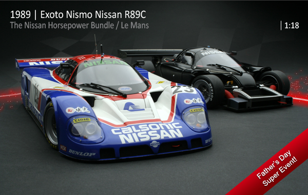 1989 Exoto Nismo Nissan R89C & Rolling Chassis