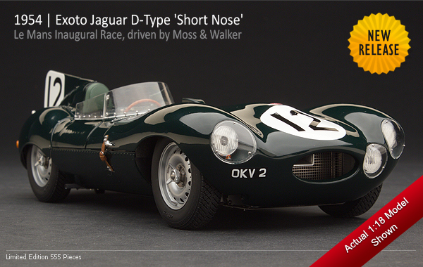 1954 Exoto XS Jaguar D-Type 'Short Nose'